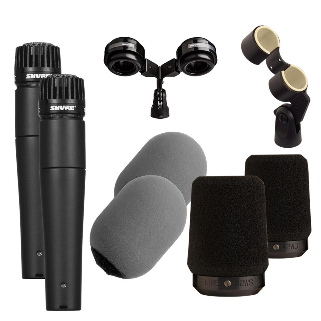 Shure SM57-VIP Dual Microphone Kit » Australian Karaoke Pty Ltd